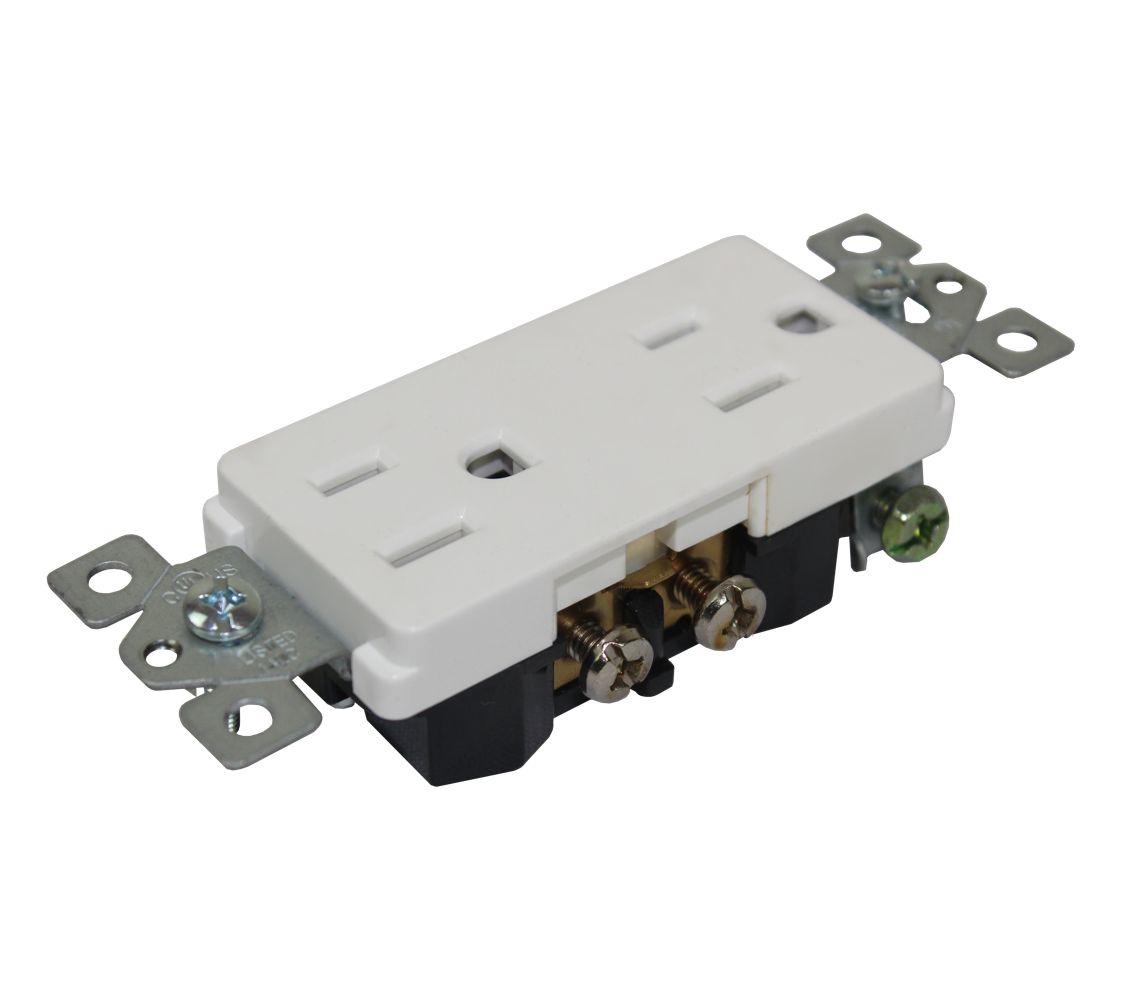 3 Pin White Decorative Flush Plug | K-Ban Hardware