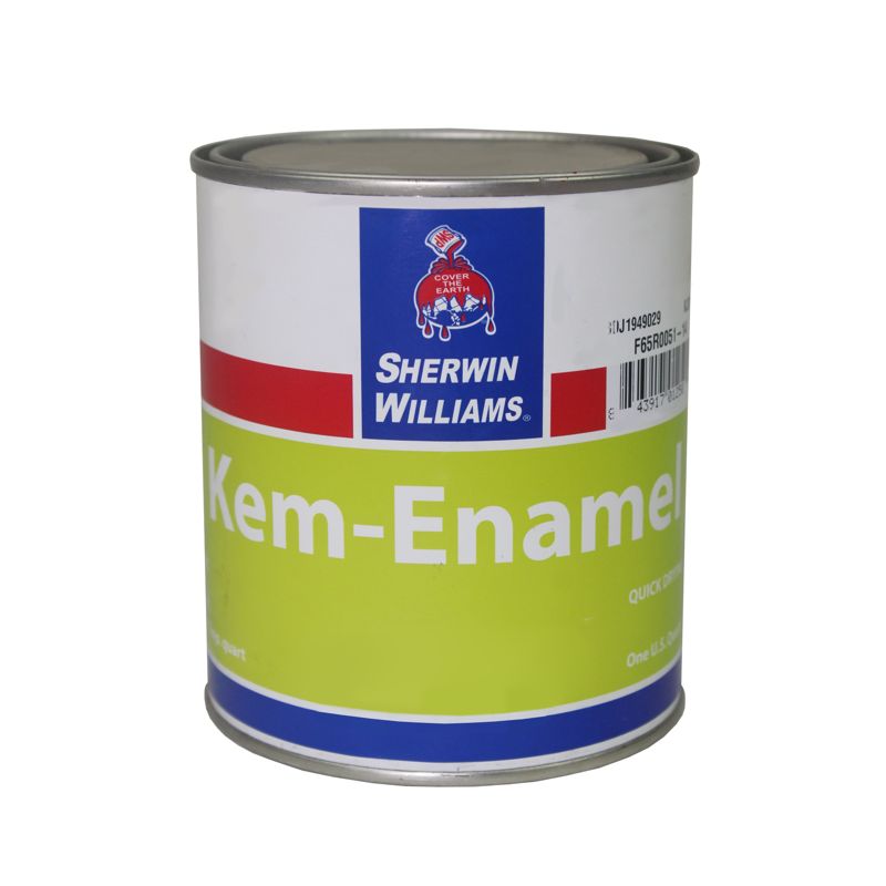 Sherwin-Williams 0.95L Red KEM Enamel | K-Ban Hardware